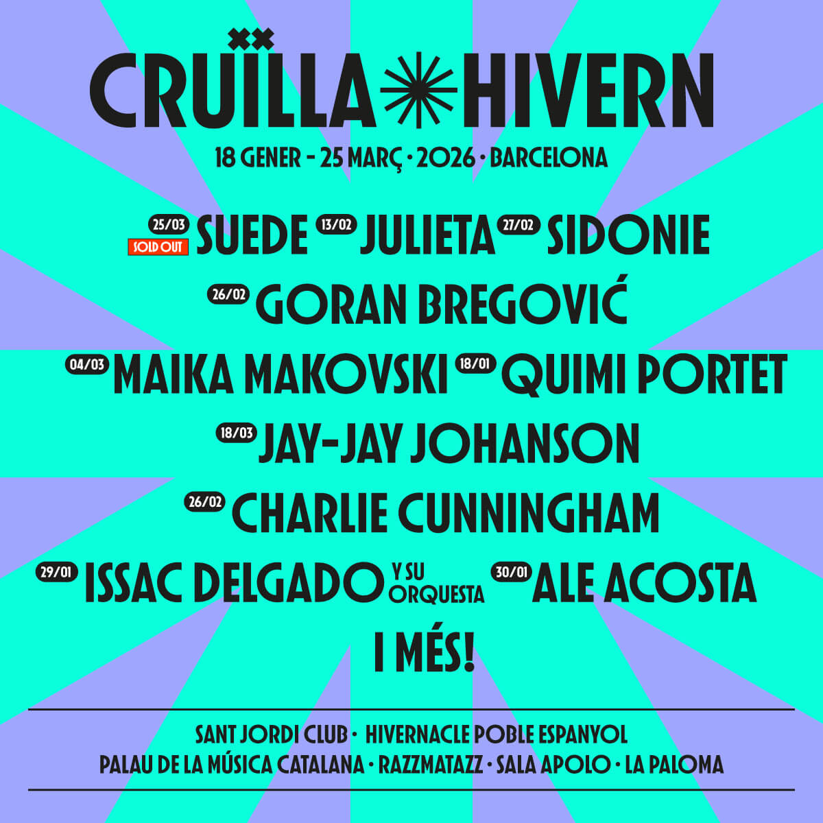 Cru lla Hivern 2026 Ja Tenim El Cartell Oficial Espect culosBCN